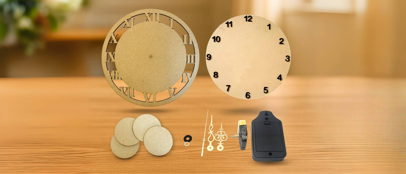 MDF & Clock Accessories | Resin Art World Dubai – Resin Art World - Dubai