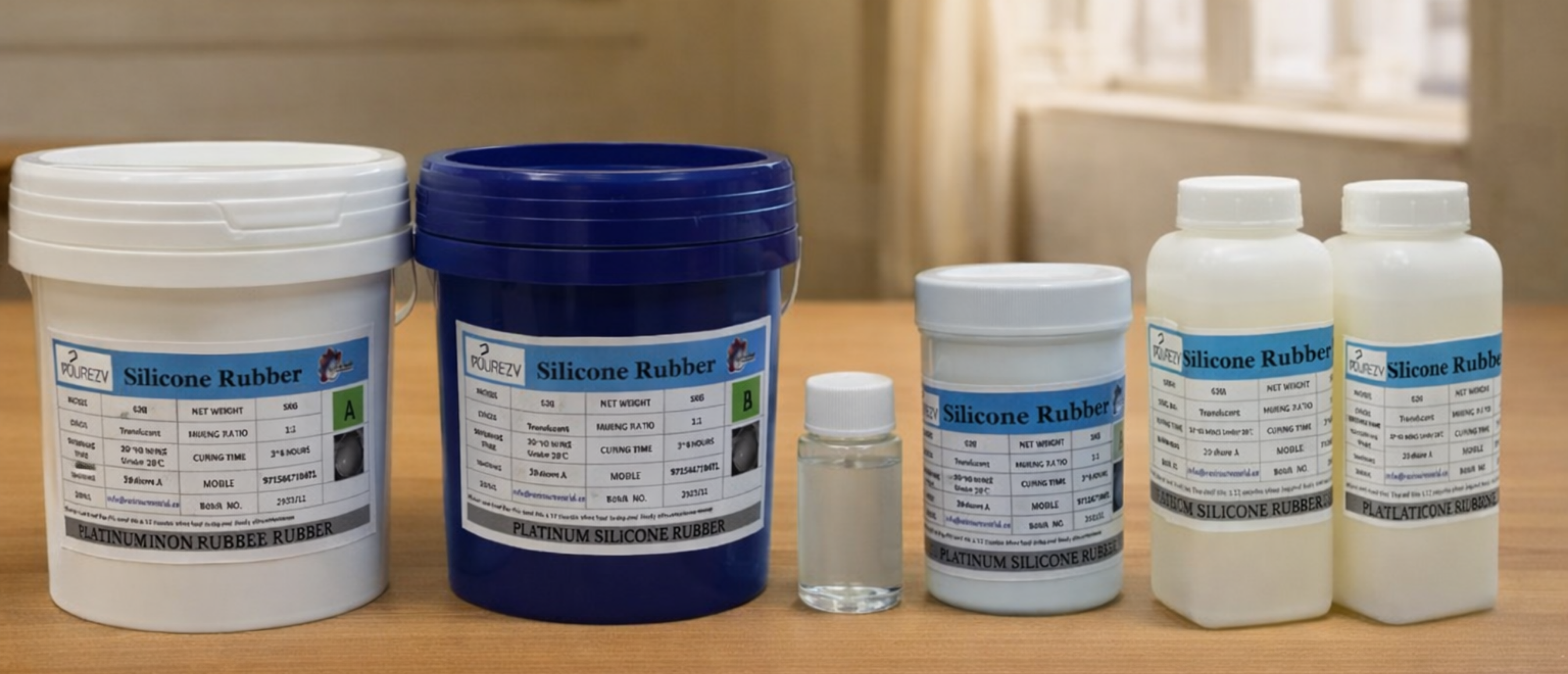 Pourezy Silicone Rubber Liquid – Resin Art World - Dubai