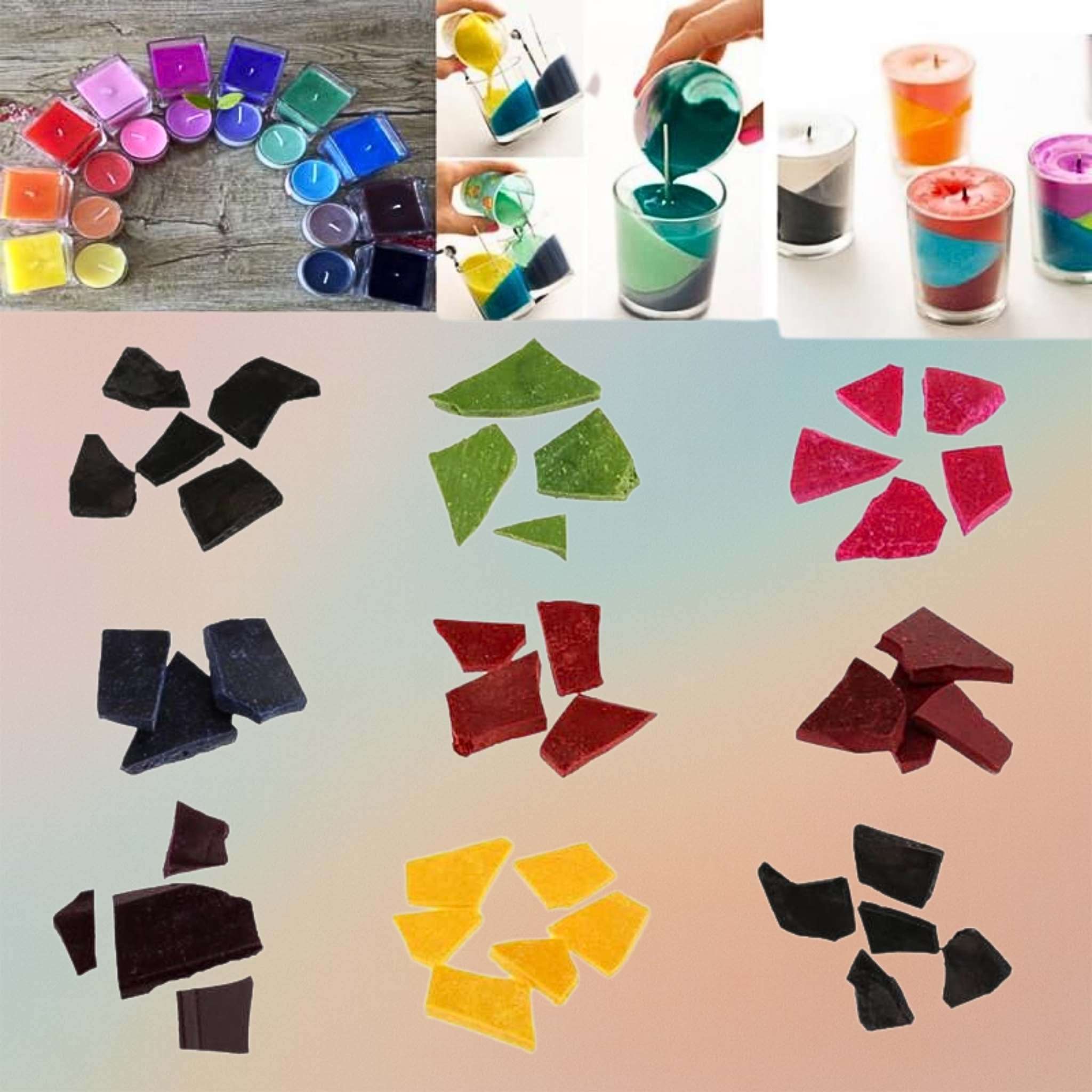 Candle Dye Chips - Resin Art World – Resin Art World - Dubai