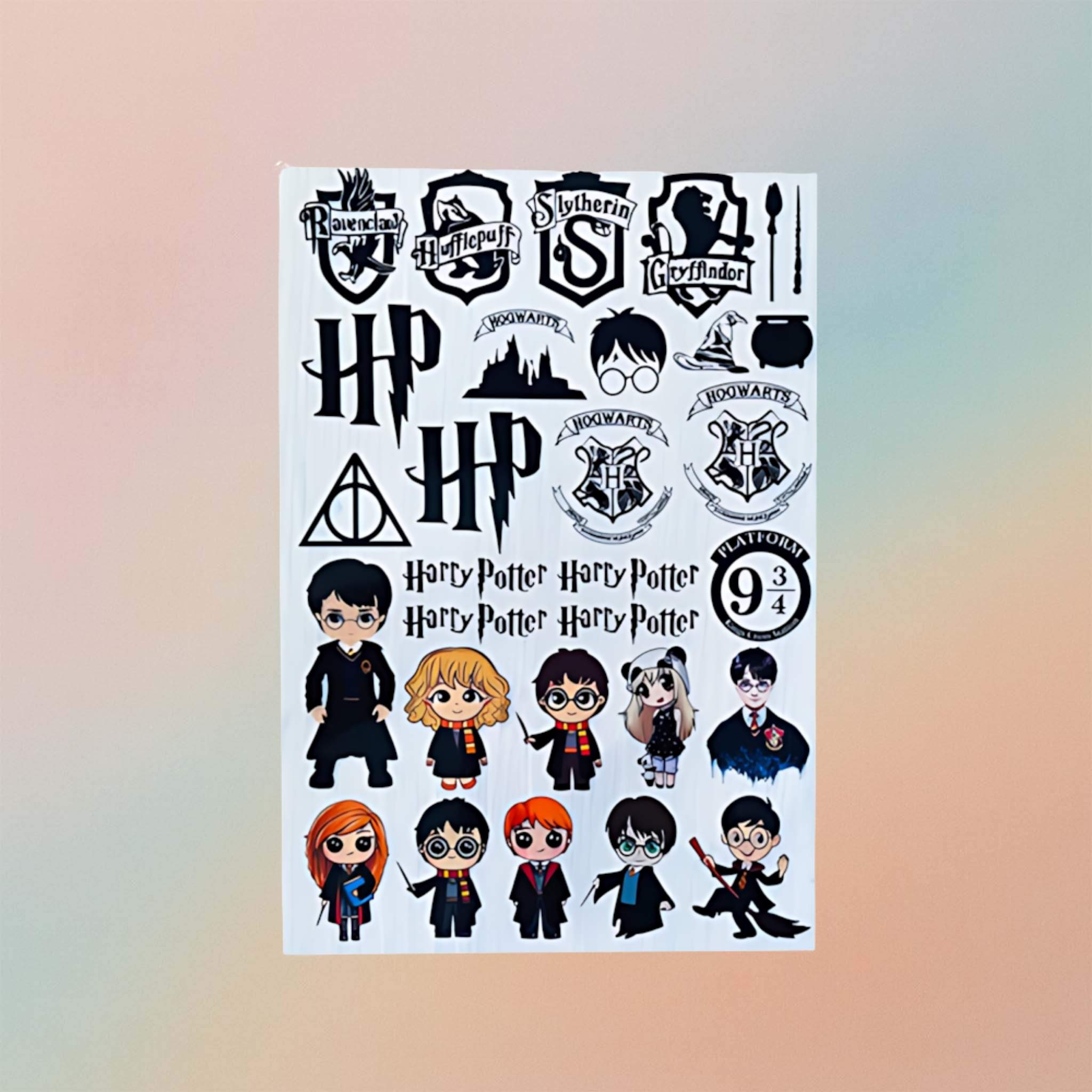 Harry Potter Insert Sheet A5 for Resin | Resin Art World – Resin Art ...